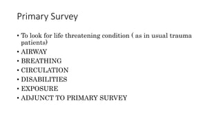 APPROACH TO OSCC CASE IN DISTRICT HOSPITAL | PPTX