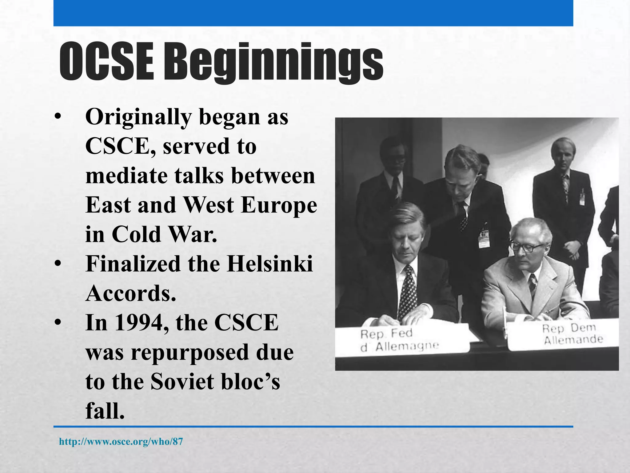 OSCE Presentation | PPTX