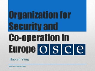 OSCE Presentation | PPTX