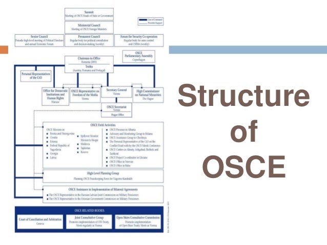 OSCE ( Organization for security and co-operation in Europe )