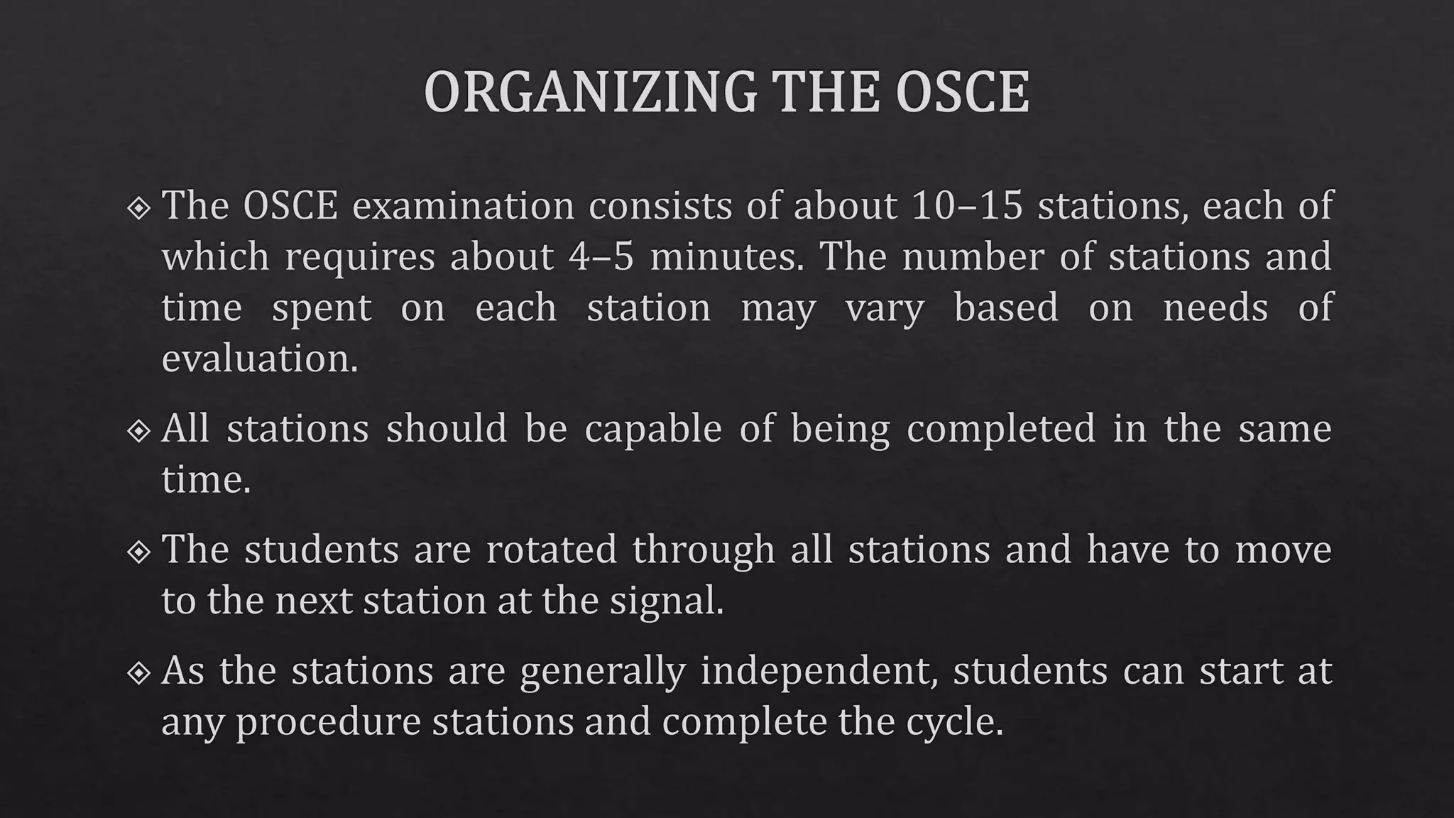 Objective Structured Clinical Examination (OSCE) | PPTX