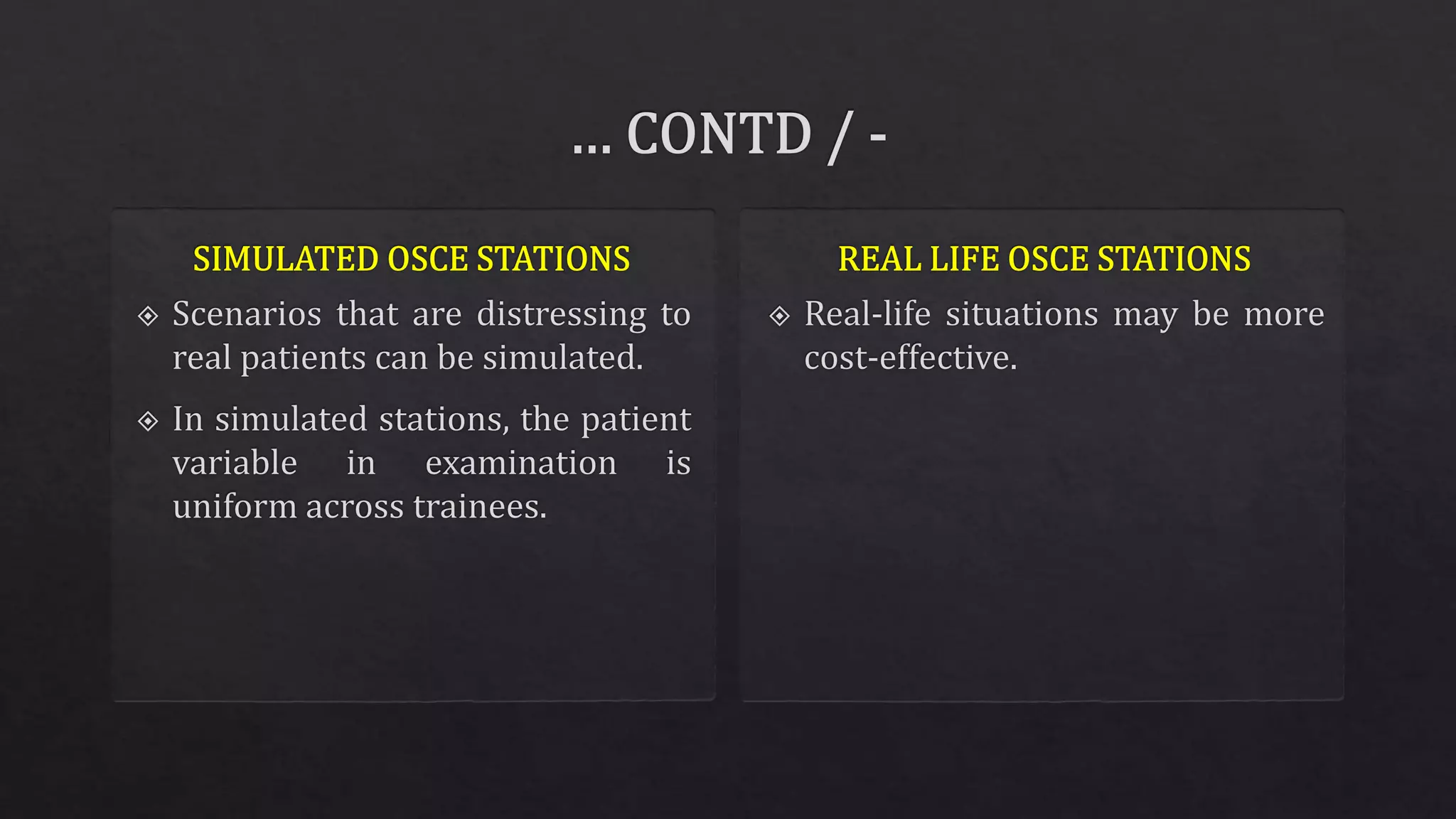 Objective Structured Clinical Examination (OSCE) | PPTX