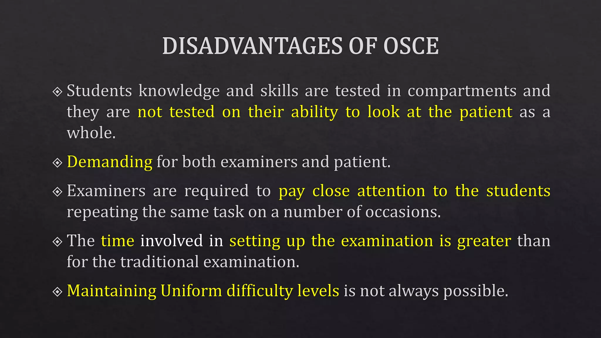 Objective Structured Clinical Examination (OSCE) | PPTX
