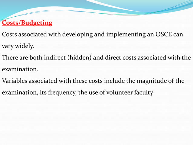 OSCE | PPTX | Educational Assessment | Education