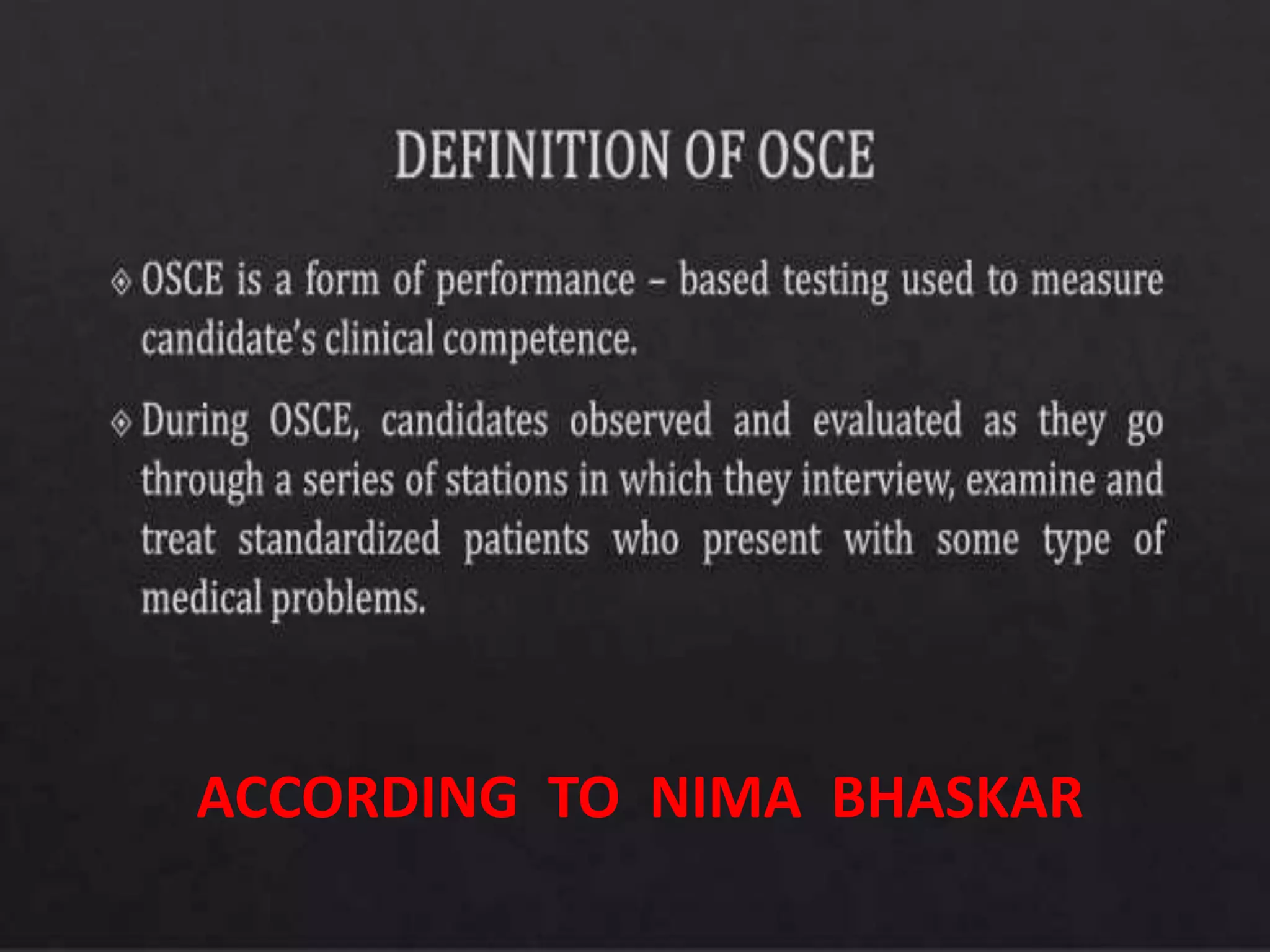 OSCE | PPT
