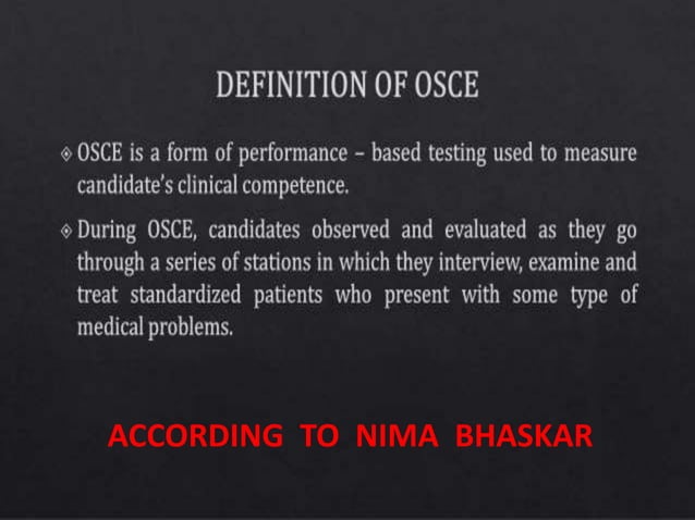 OSCE | PDF