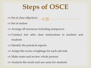 OSCE(.pptx | Educational Assessment | Education
