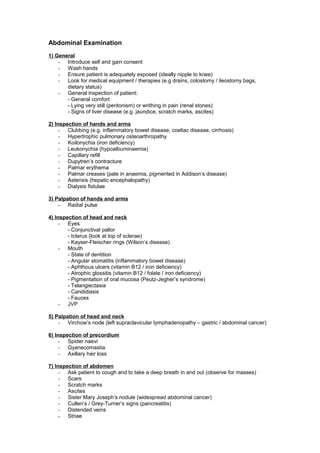 OSCE Examination Guide | DOC