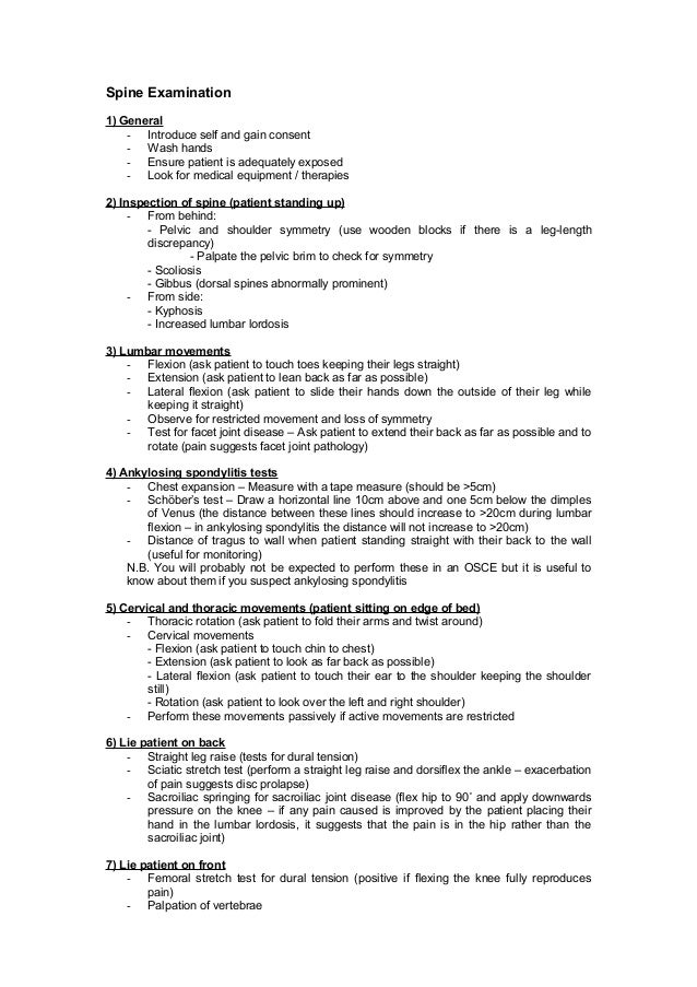 OSCE Examination Guide