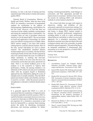 Osce objective-structured-clinical-examination-revised-gupta-dewan-singh | PDF