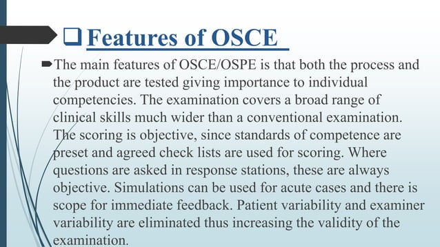 Osce and ospe | PPTX | Educational Assessment | Education