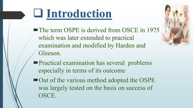 Osce and ospe | PPTX | Educational Assessment | Education