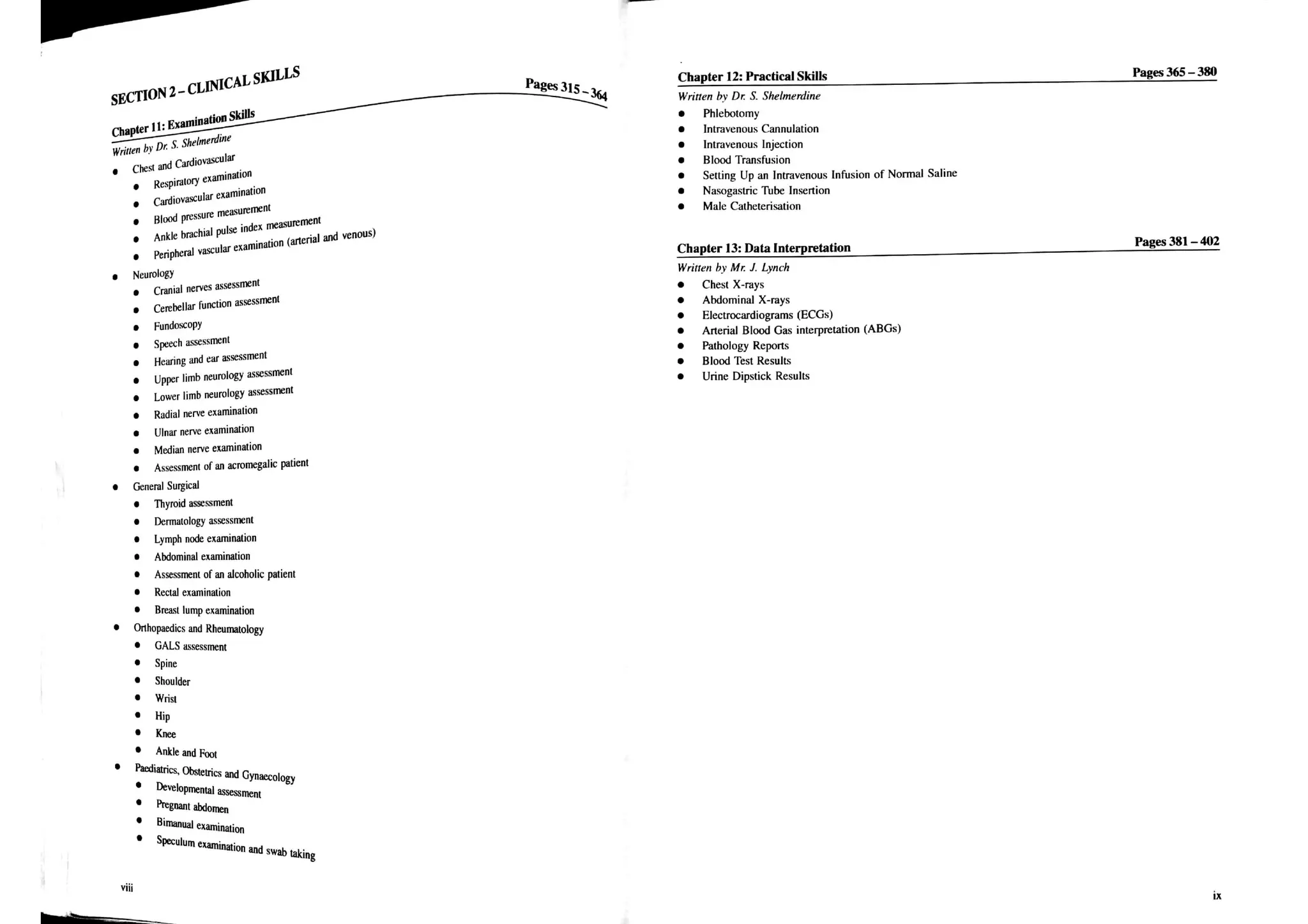 OSCE Cases with Mark Schemes A Revision Aid for Medical Finals ...