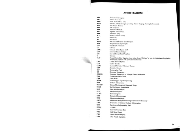 OSCE Cases with Mark Schemes A Revision Aid for Medical Finals ...