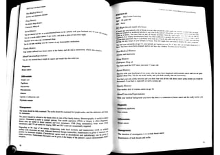 OSCE Cases with Mark Schemes A Revision Aid for Medical Finals ...