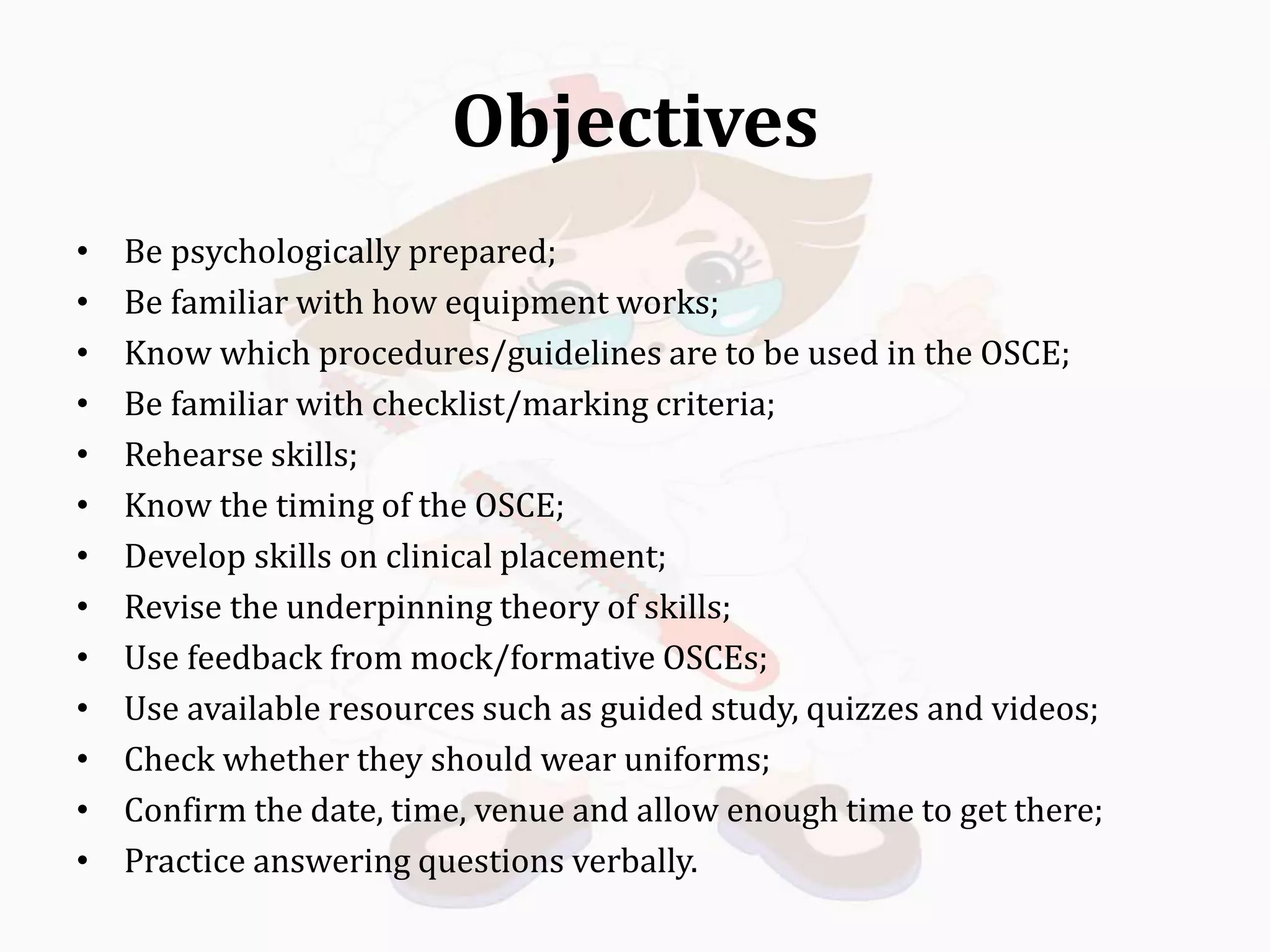 Objective Structured Clinical Examination | PPTX