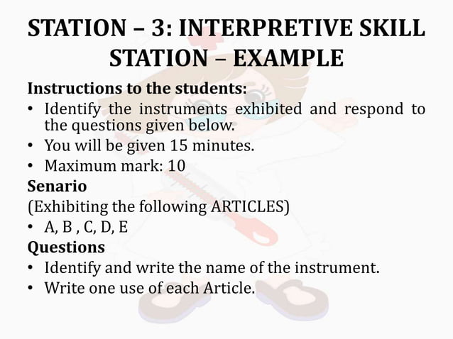 Objective Structured Clinical Examination | PPTX | Medical Tests ...