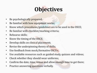 Objective Structured Clinical Examination | PPTX