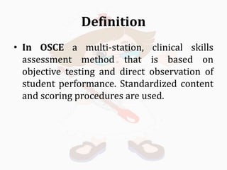 Objective Structured Clinical Examination | PPTX