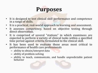 Objective Structured Clinical Examination | PPTX