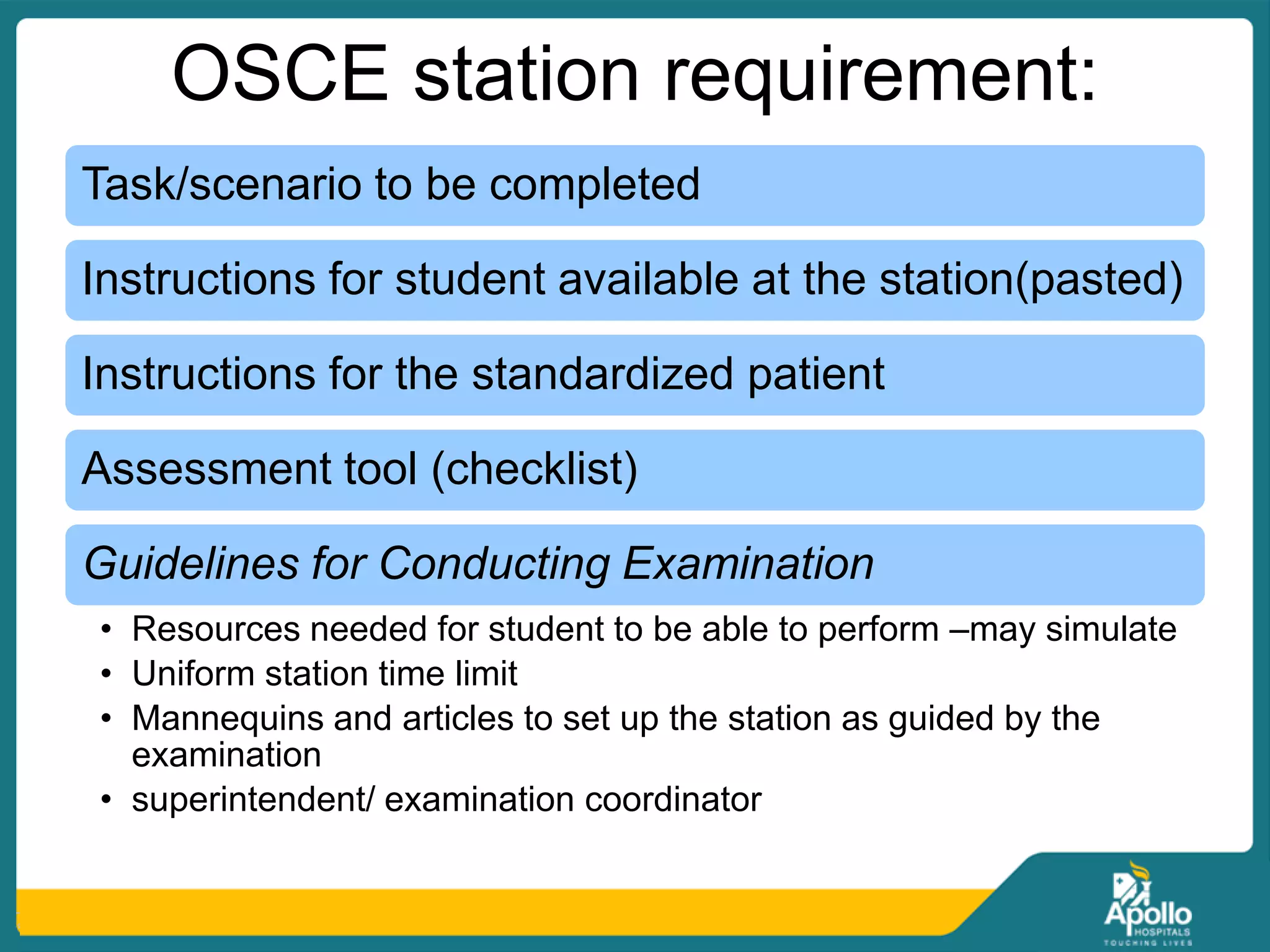 OSCE implementation in Nursing colleges | PPT