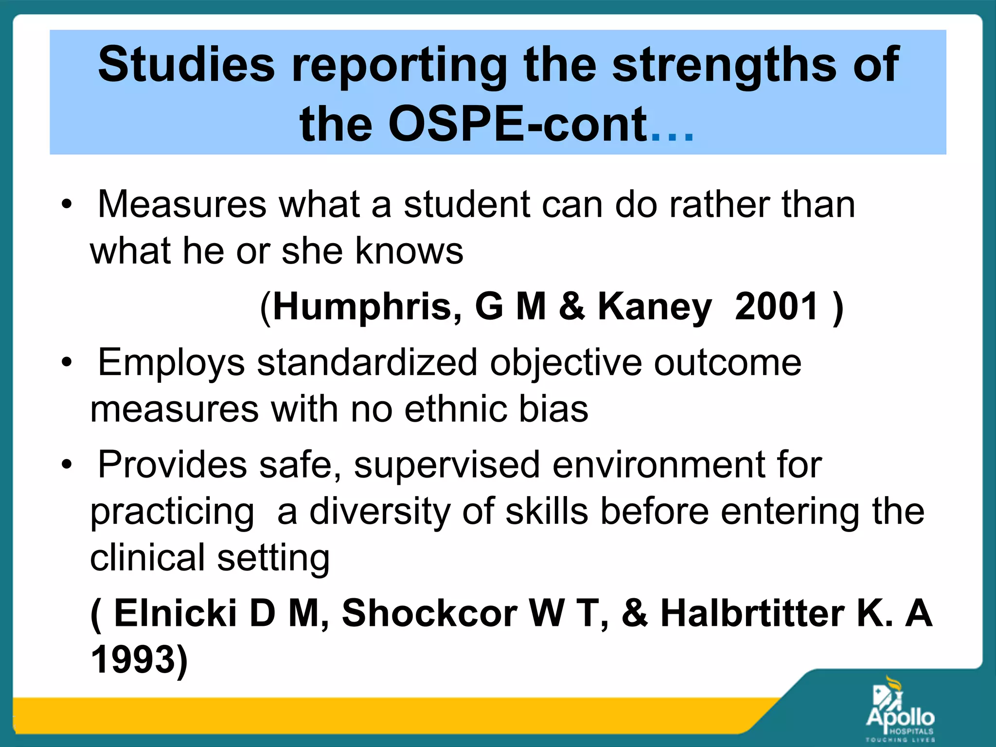 OSCE implementation in Nursing colleges | PPT