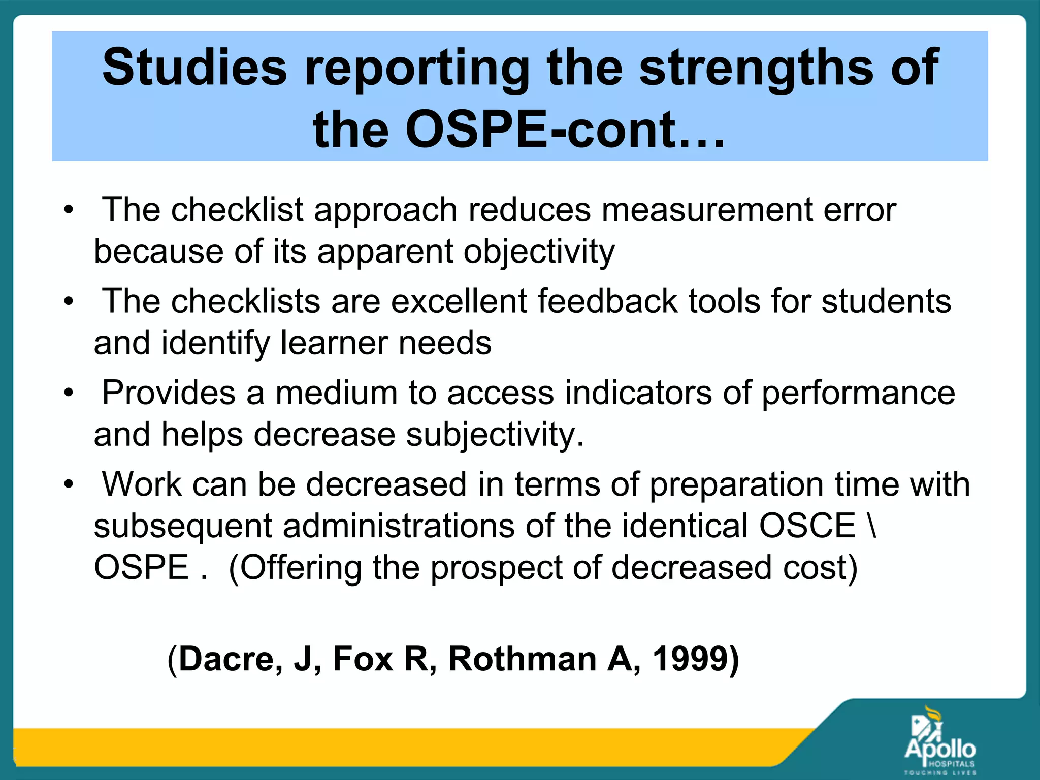 OSCE implementation in Nursing colleges | PPT