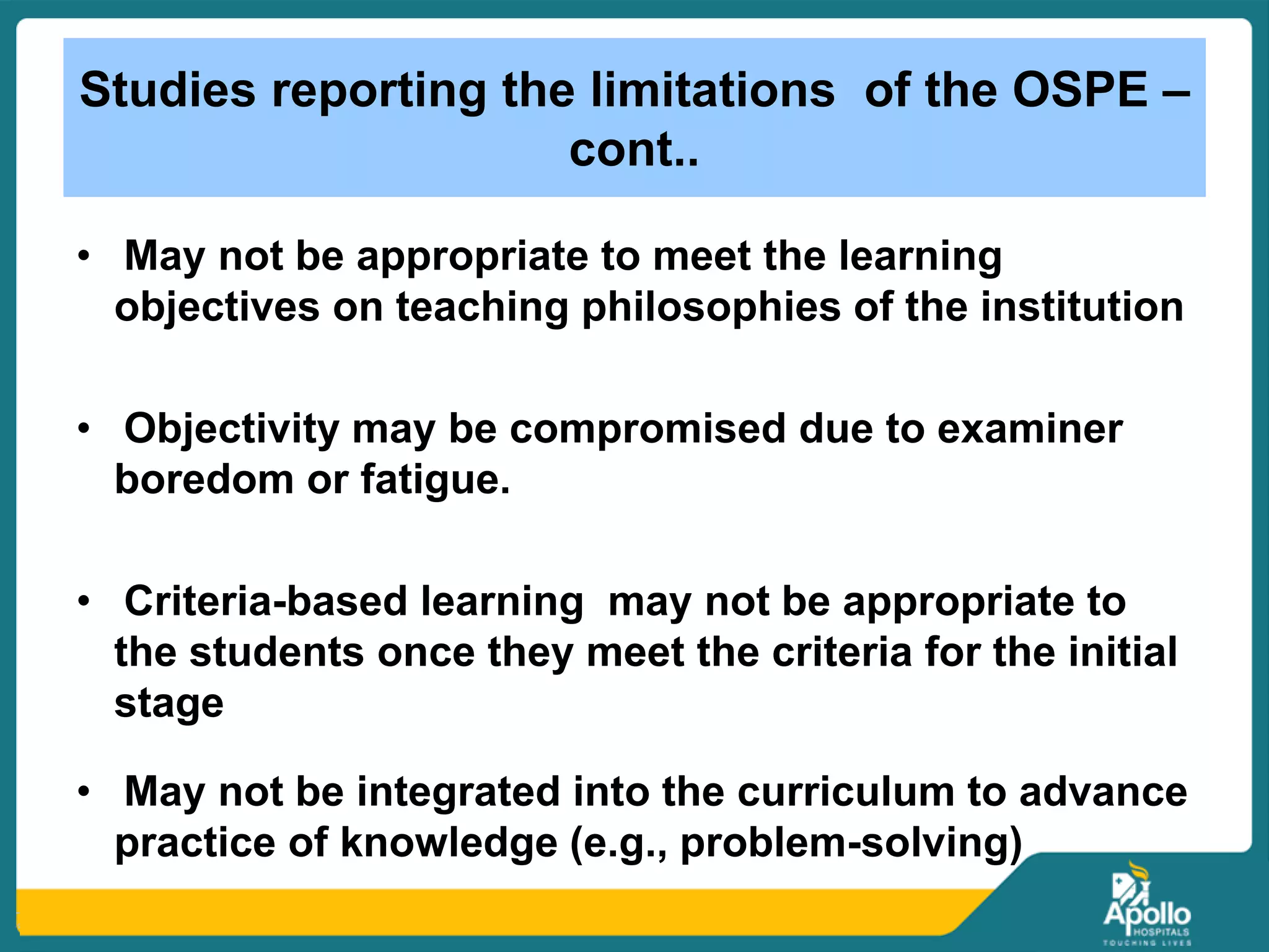 OSCE implementation in Nursing colleges | PPT