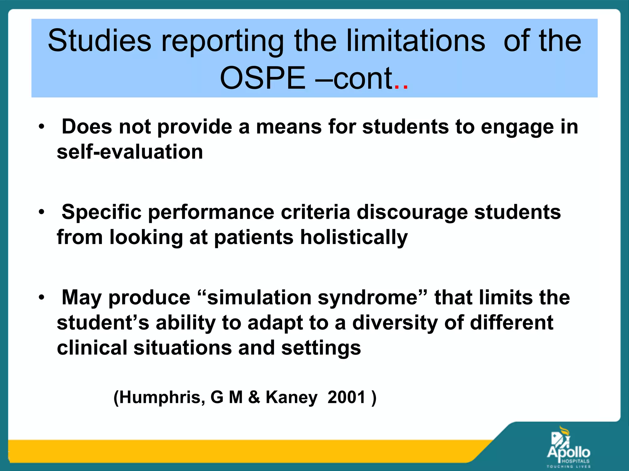 OSCE implementation in Nursing colleges | PPT