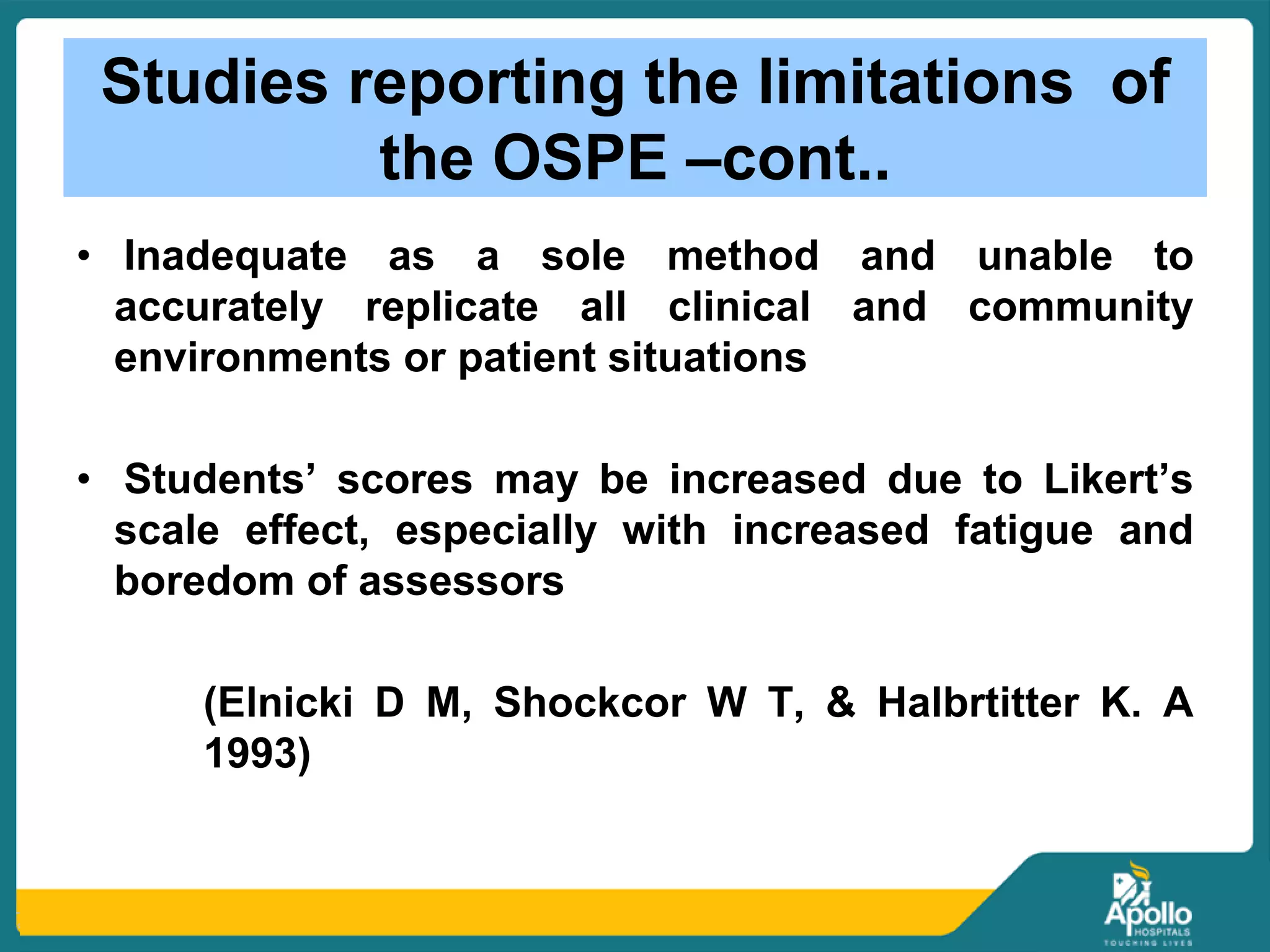 OSCE implementation in Nursing colleges | PPT