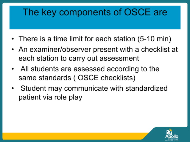 OSCE implementation in Nursing colleges | PPT | Educational Assessment ...