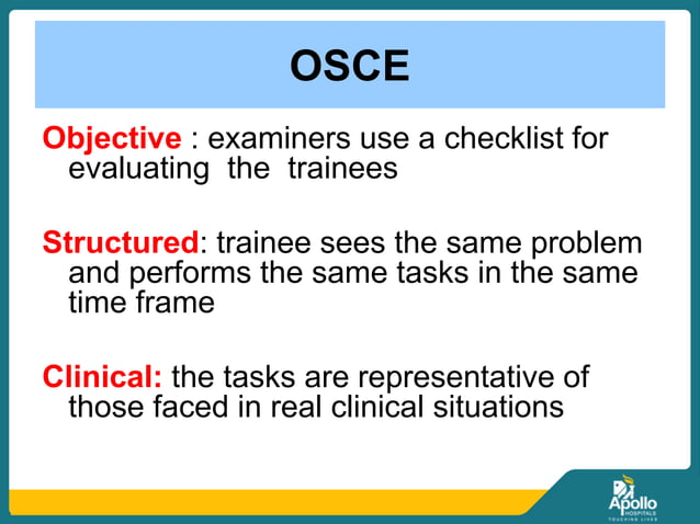 OSCE implementation in Nursing colleges | PPT | Educational Assessment ...