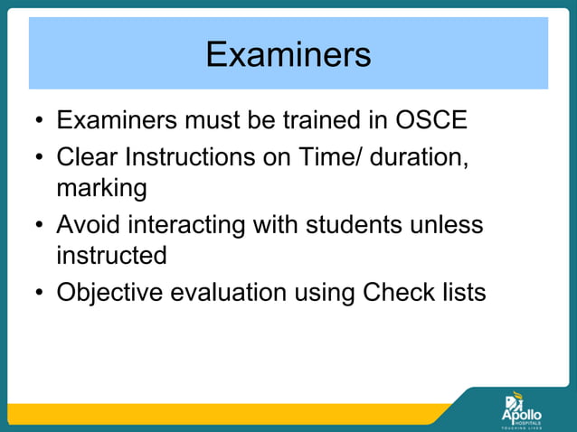 OSCE implementation in Nursing colleges | PPT | Educational Assessment ...