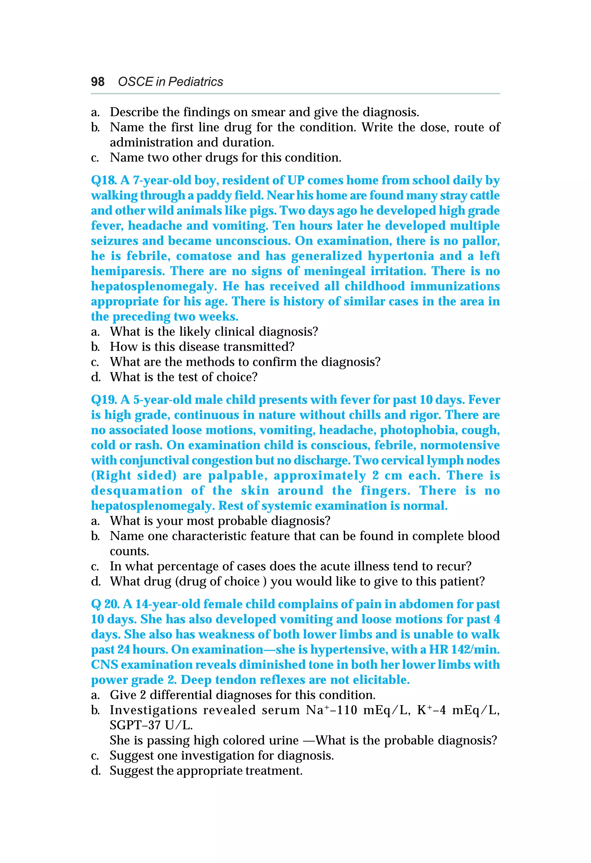 Osce in pediatrics | PDF