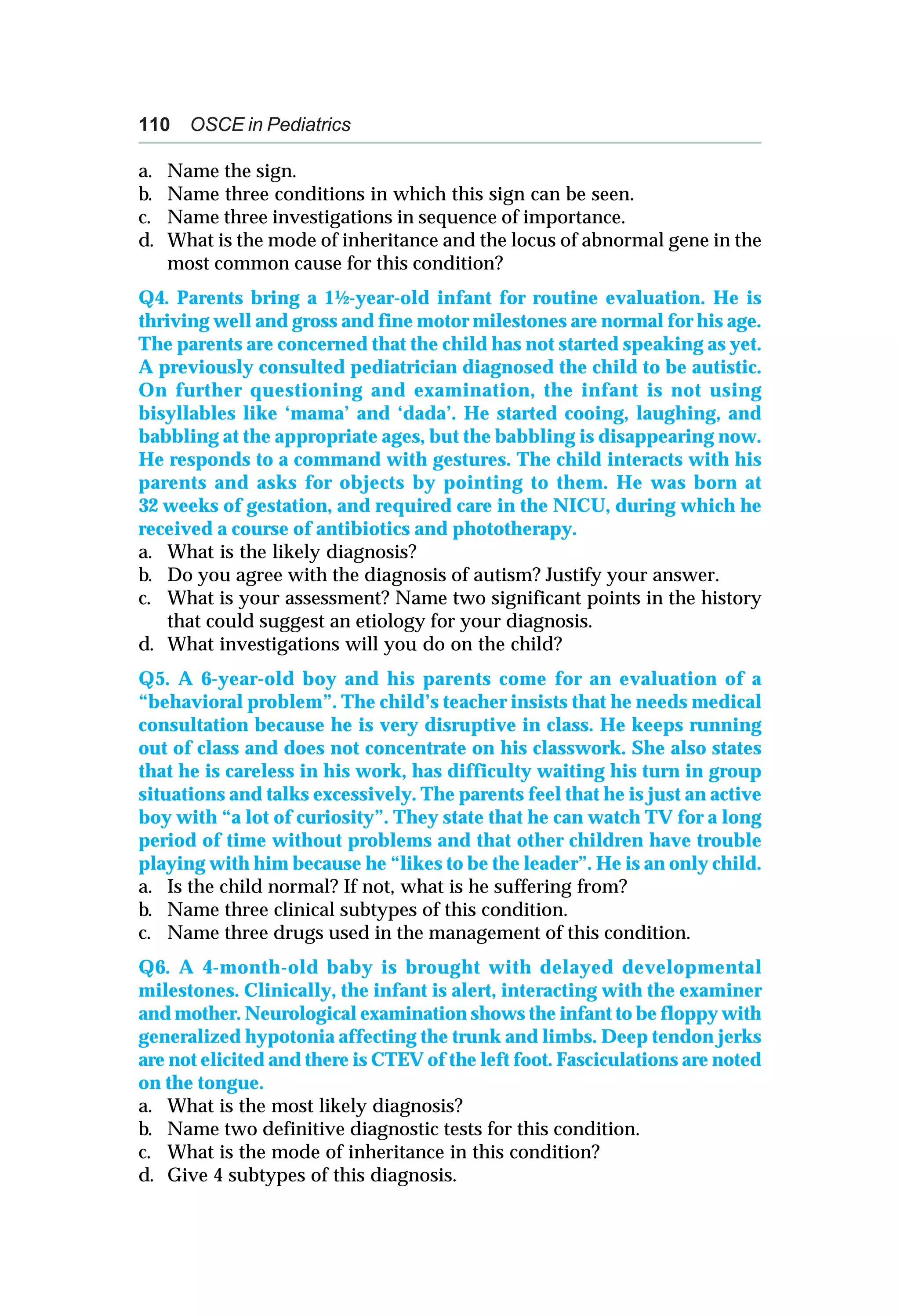 Osce in pediatrics | PDF