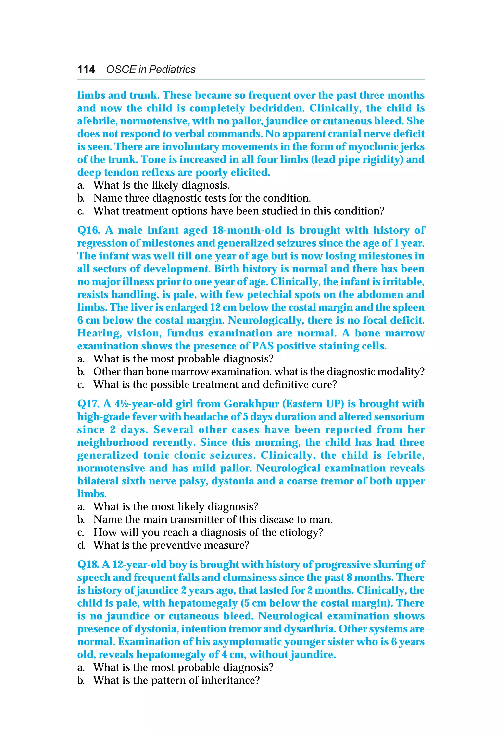 Osce in pediatrics | PDF