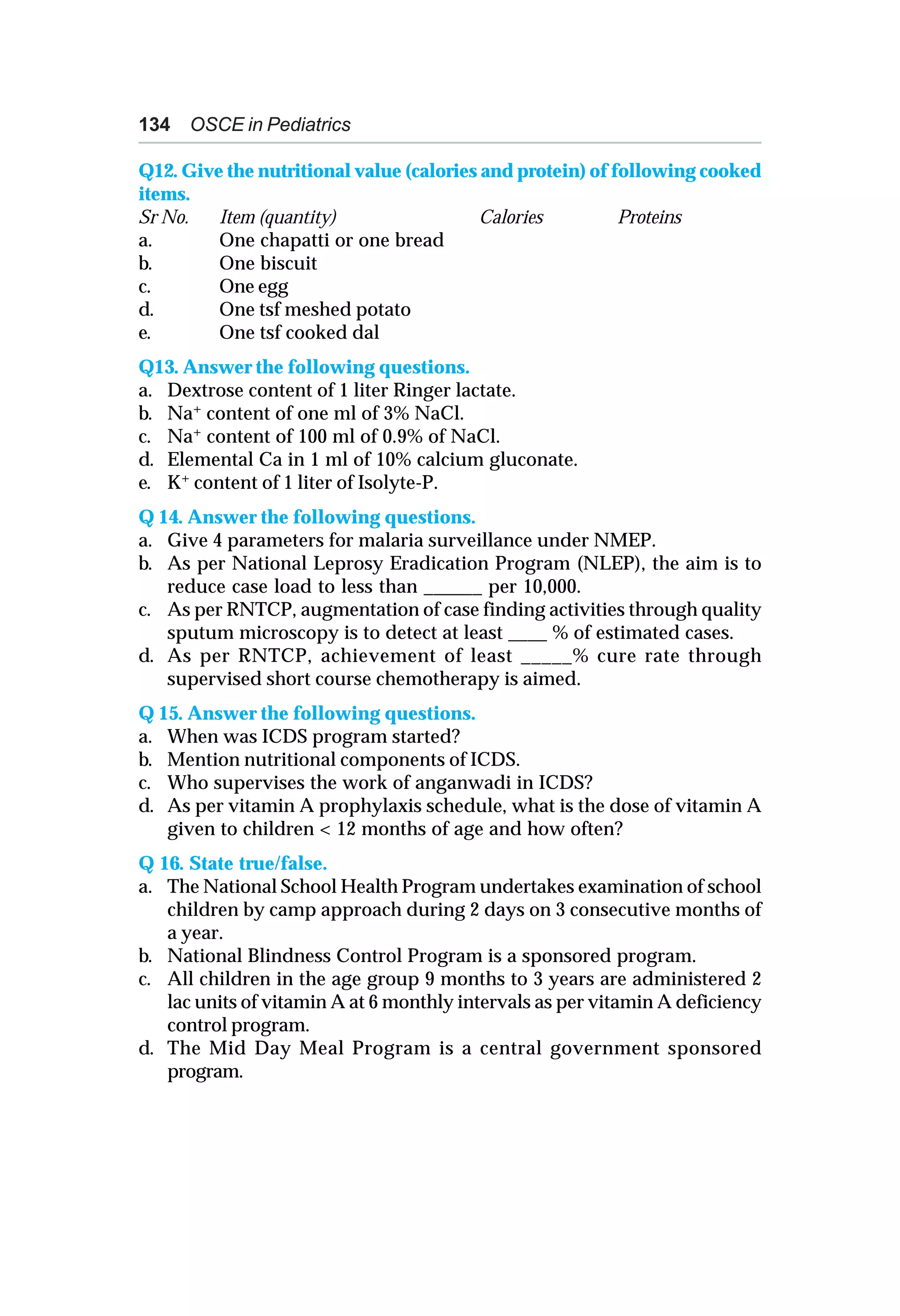 Osce in pediatrics | PDF