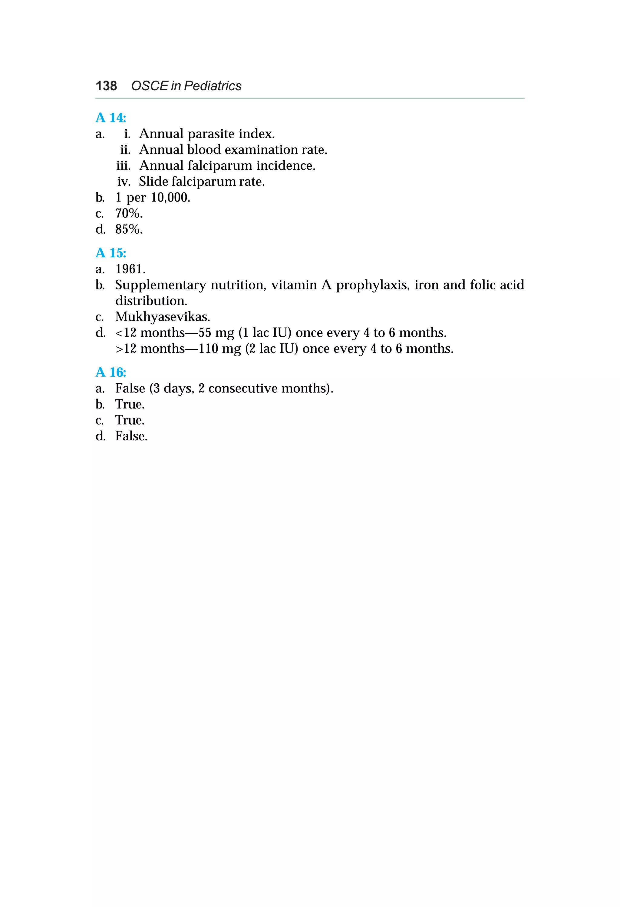 Osce in pediatrics | PDF