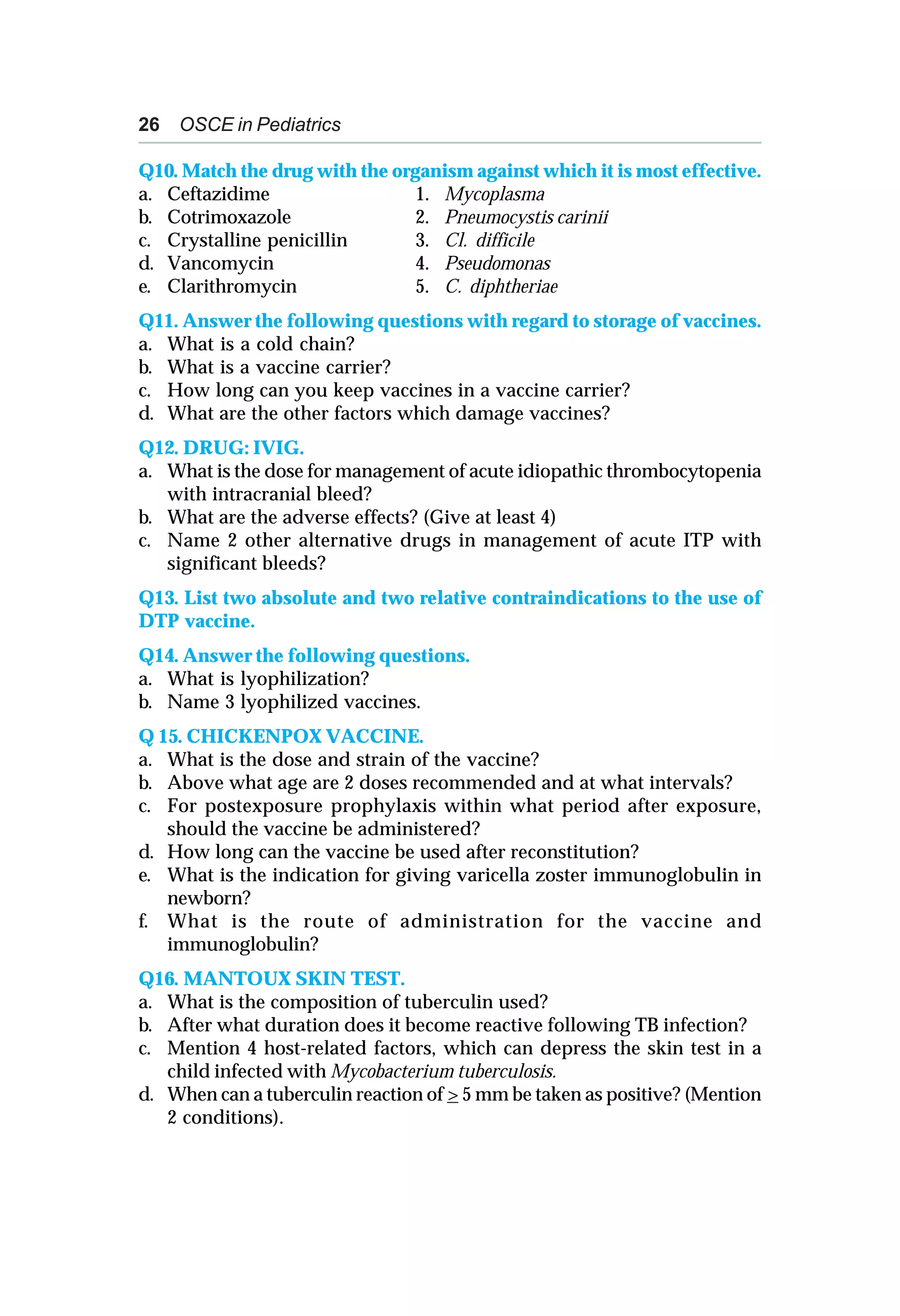 Osce in pediatrics | PDF