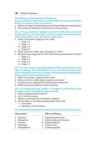 Osce in pediatrics | PDF