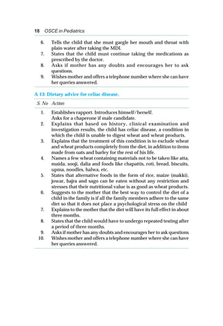 Osce in pediatrics | PDF