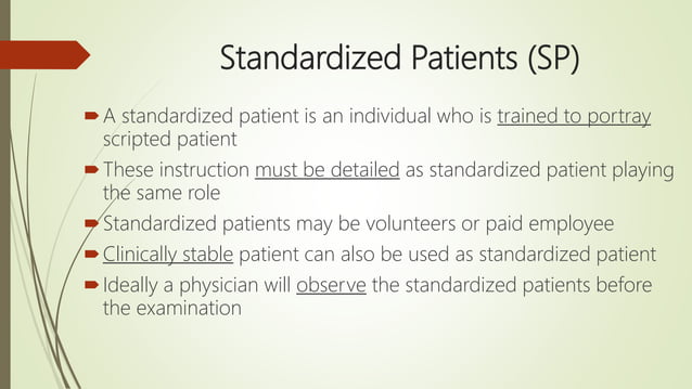 OSCE & OSPE | PPTX | Medical Tests | Medical Health