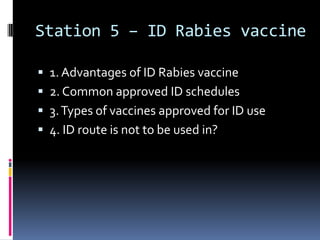 OSCE on Rabies.. Dr.Padmesh | PPTX | Infectious Diseases | Diseases and ...