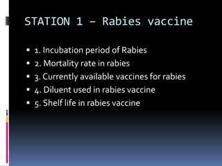 OSCE on Rabies.. Dr.Padmesh | PPTX | Infectious Diseases | Diseases and ...