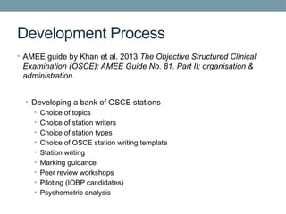 OSCE: Objective Structured Clnical Examination | PPTX