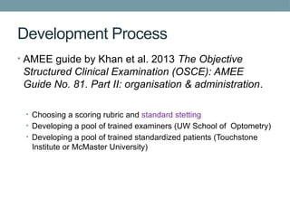 OSCE: Objective Structured Clnical Examination | PPTX