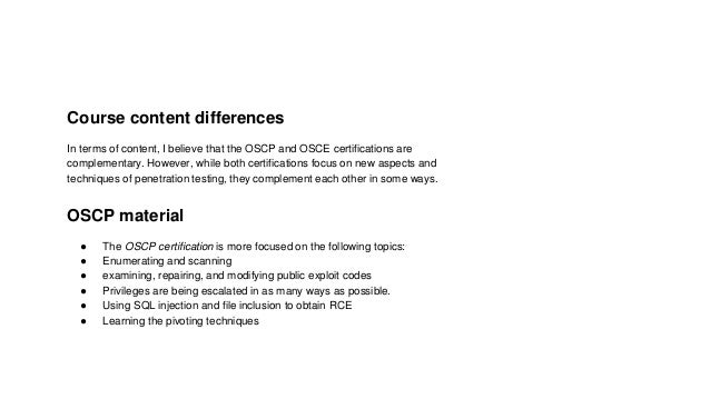 OSCE vs OSCP Certification Make Which One is Best for Your Career