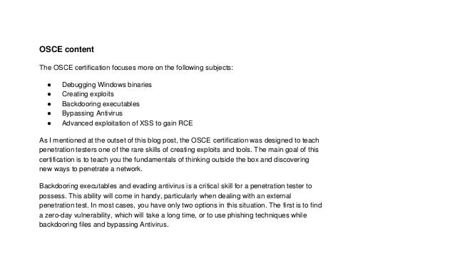 OSCE vs OSCP Certification Make Which One is Best for Your Career