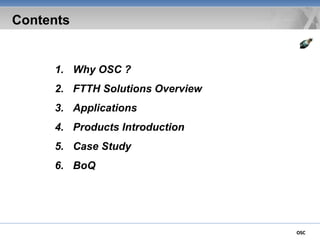Osc ftth solutions v1.0 20160922 | PDF