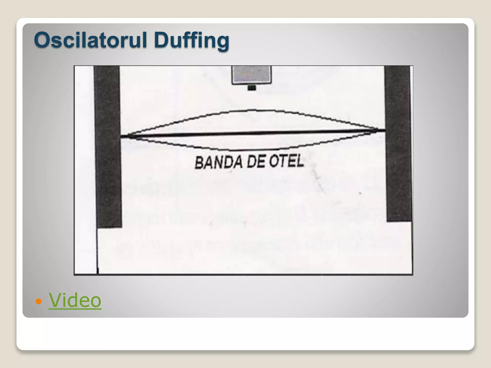 Oscilatorul duffing | PPTX